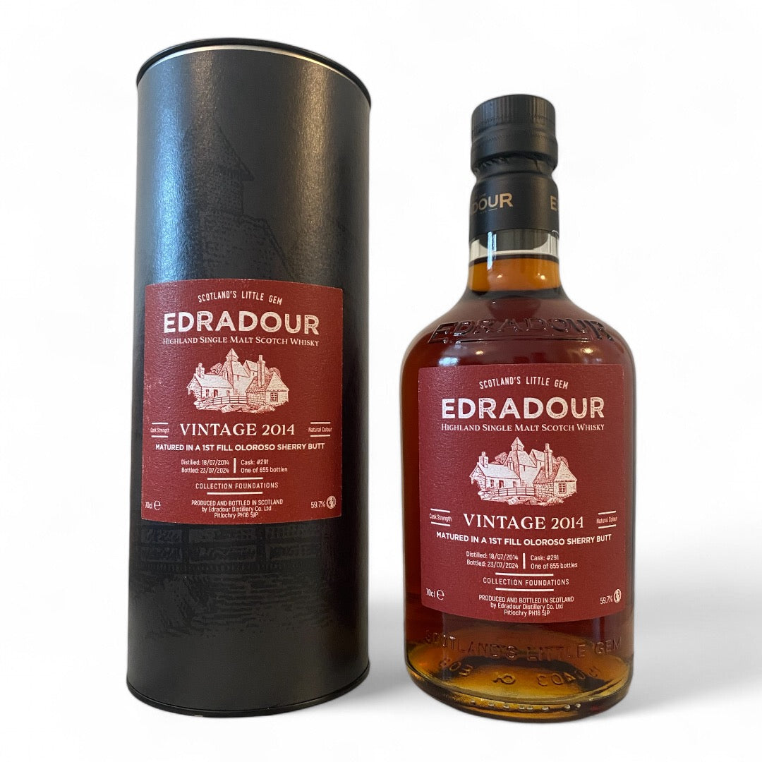 Edradour 2014 10 Year Old Single Cask #291 For La Maison Du Whisky Col ...