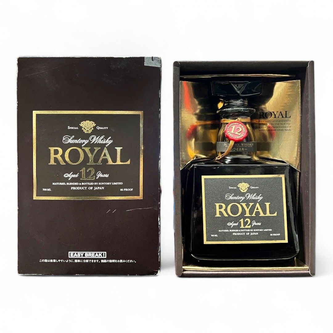 Suntory Royal 12 Year Old Japanese Blended Whisky 2000s 70cl Brown Box ...