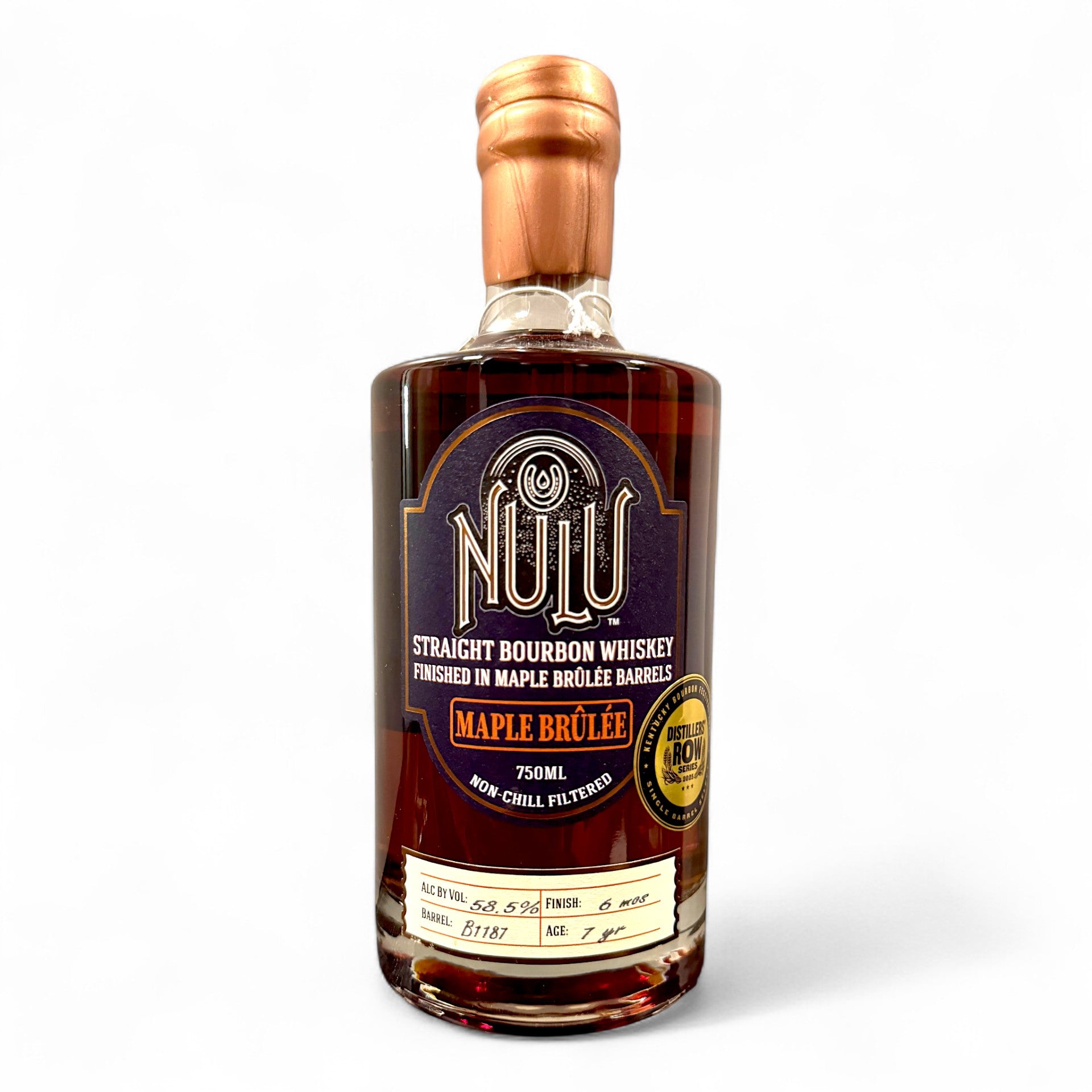 Nulu 7 Year Old Maple Brulee finished Single Barrel #B1187 Kentucky Bo ...